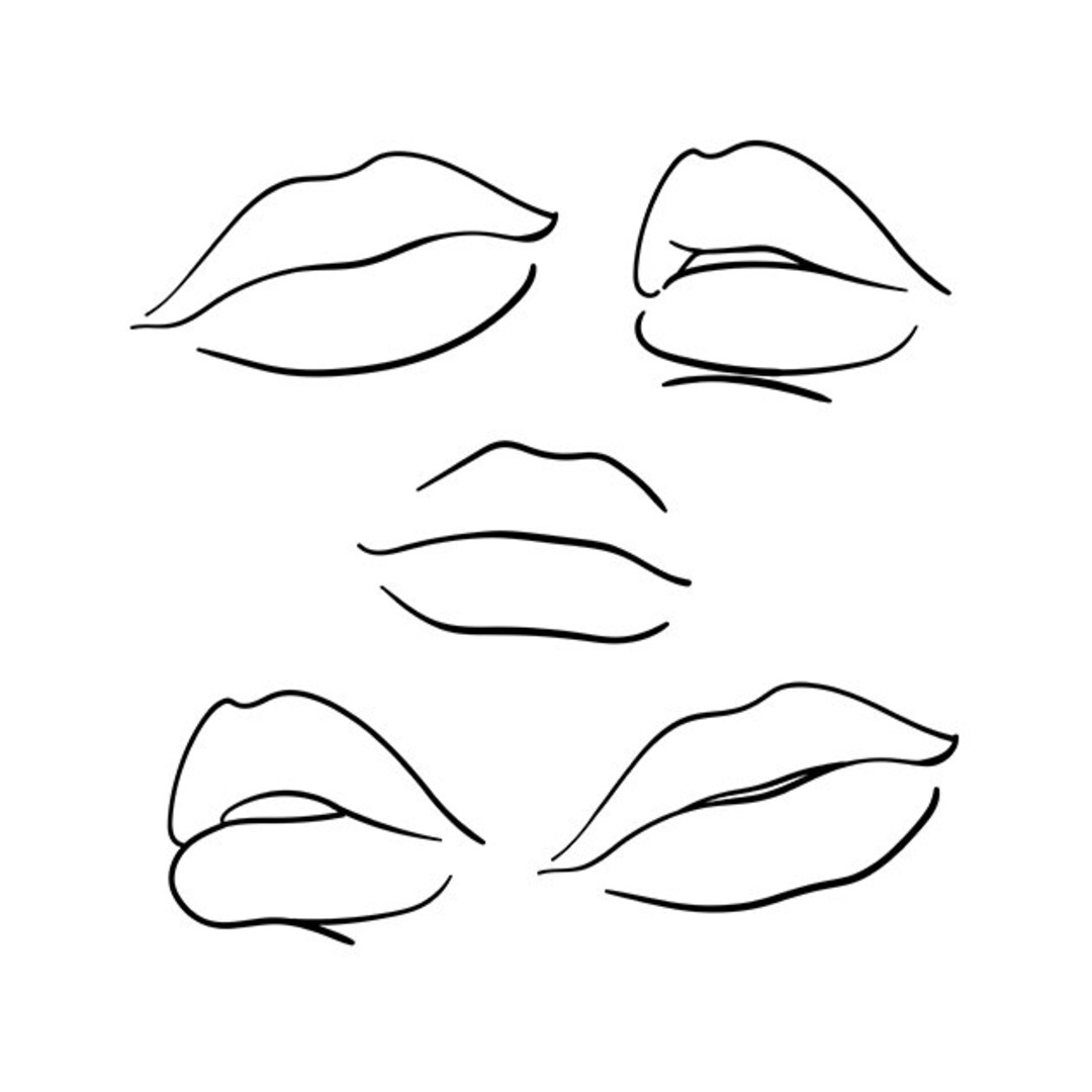Lips Svg Sexy Lips Svg Lips Bundle Kiss Svg Svg Face Lips Lips Clipart Mouth Svg Lips