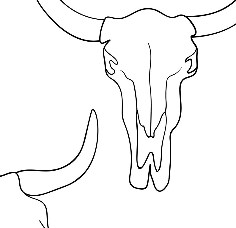 Bull Svg Bull Head Svg Western SVG Cow SVG Bull Png Bull | Etsy