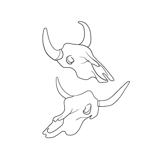 Bull Svg Bull Head Svg Western SVG Cow SVG Bull Png Bull | Etsy