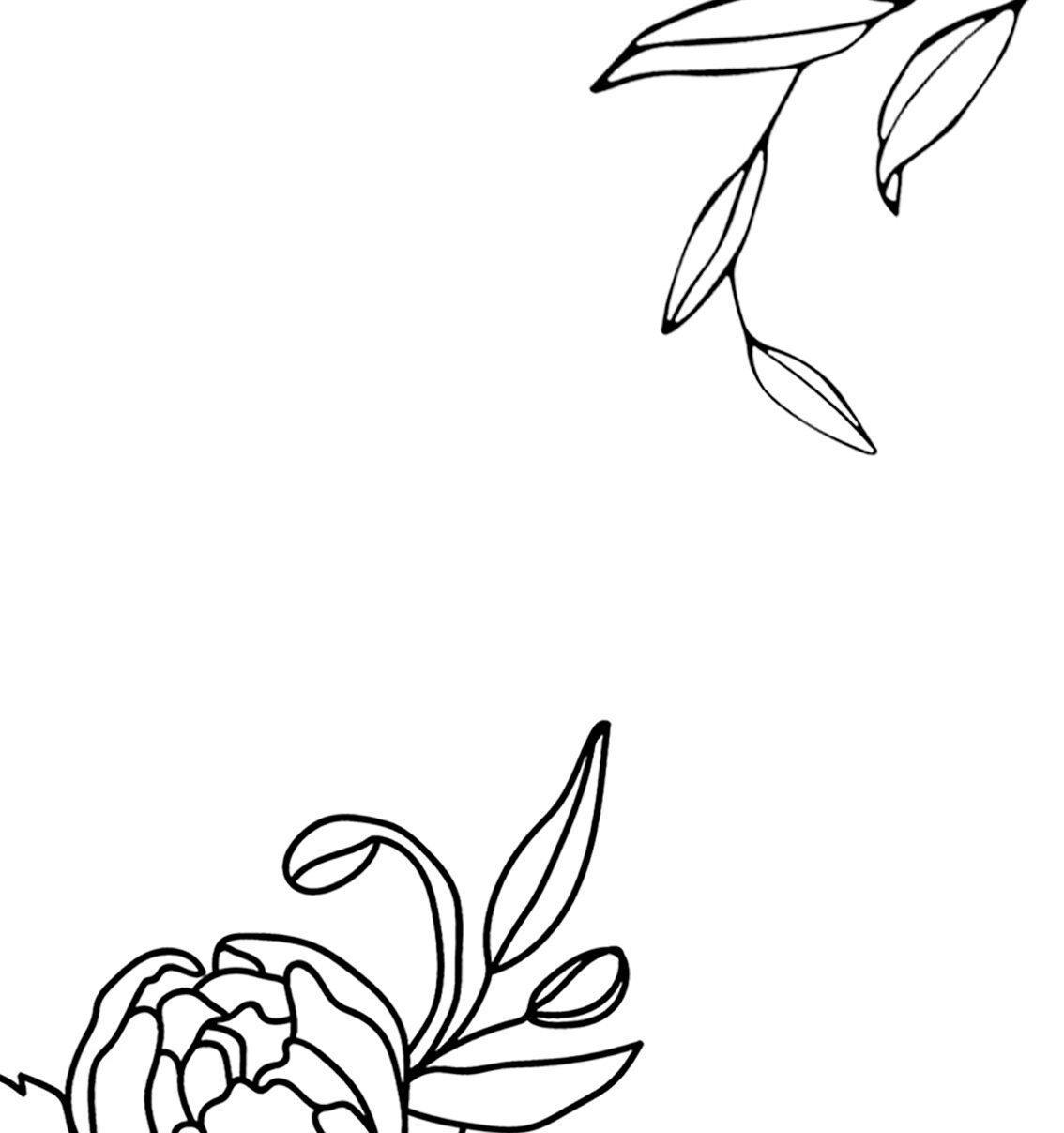 Floral Clipart Boho Svg Roses Svgpeony Svg Wreath Monogram - Etsy Canada