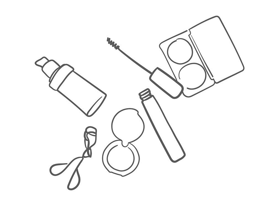 Paquete SVG de maquillaje pestañas svg rímel svg paquete de - Etsy México