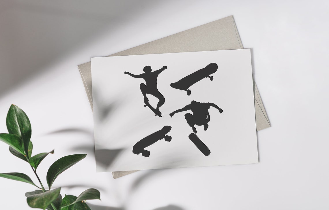 Skateboard Clipart Skateboard SVG Skate Svg - Etsy