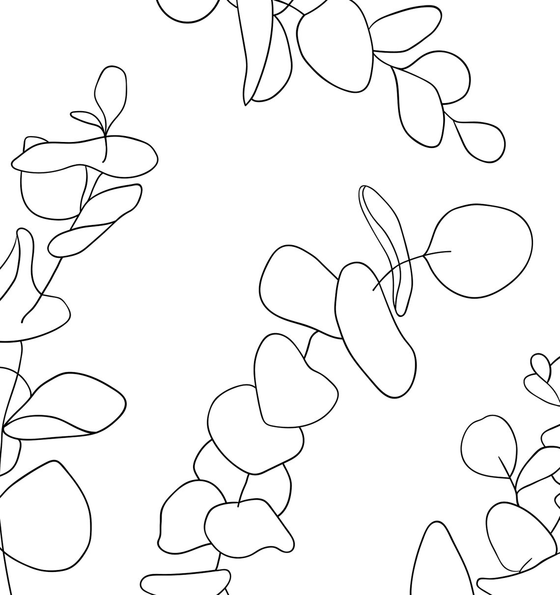 Eucalyptus Svg, Eucalyptus Bundle, Eucalyptus SVG Clipart, Eucalyptus ...