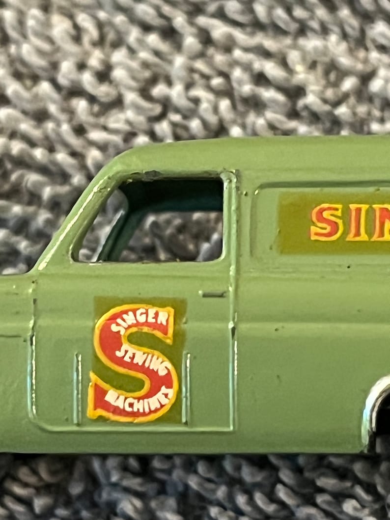 Vintage Matchbox No 59 Ford Thames Singer Sewing Machine Van - Etsy