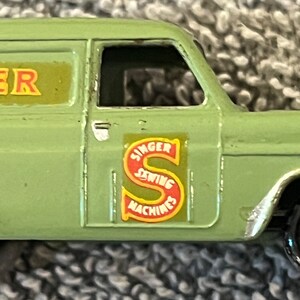 Vintage Matchbox No 59 Ford Thames Singer Sewing Machine Van - Etsy