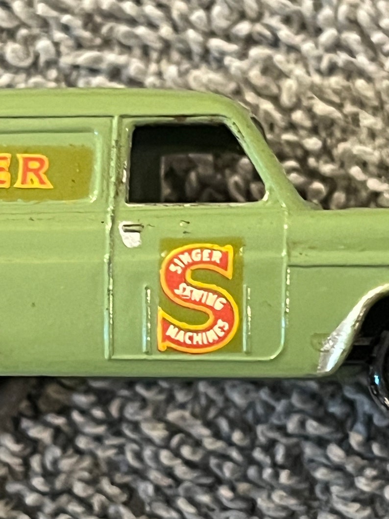 Vintage Matchbox No 59 Ford Thames Singer Sewing Machine Van - Etsy