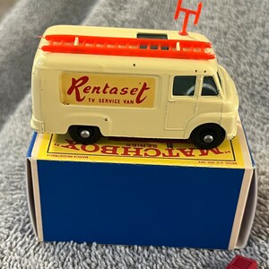 Vintage Matchbox Series No 62 Rentaset Van. - Etsy UK