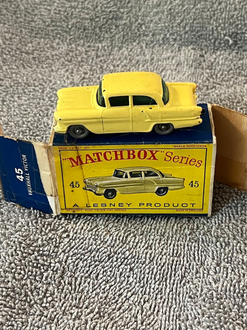 Vintage Matchbox Series No. 45 Vauxhall Victor. - Etsy