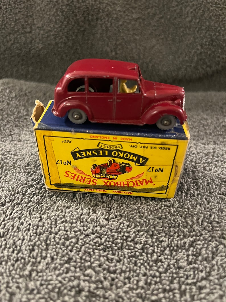 Vintage Matchbox No. 17 Austin Metropolitan Taxi - Etsy