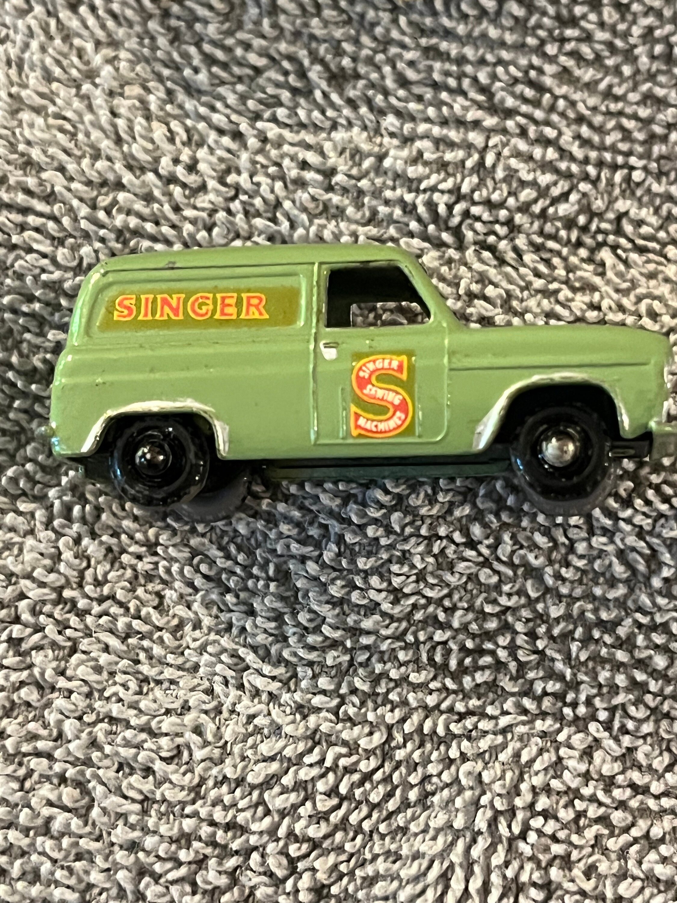 Vintage Matchbox No 59 Ford Thames Singer Sewing Machine Van - Etsy