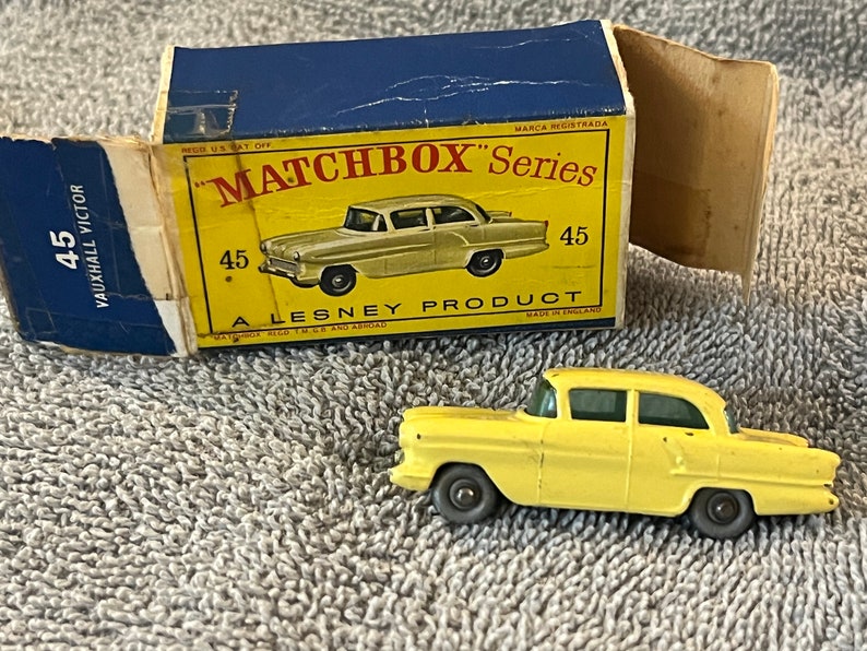 Vintage Matchbox Series No. 45 Vauxhall Victor. - Etsy