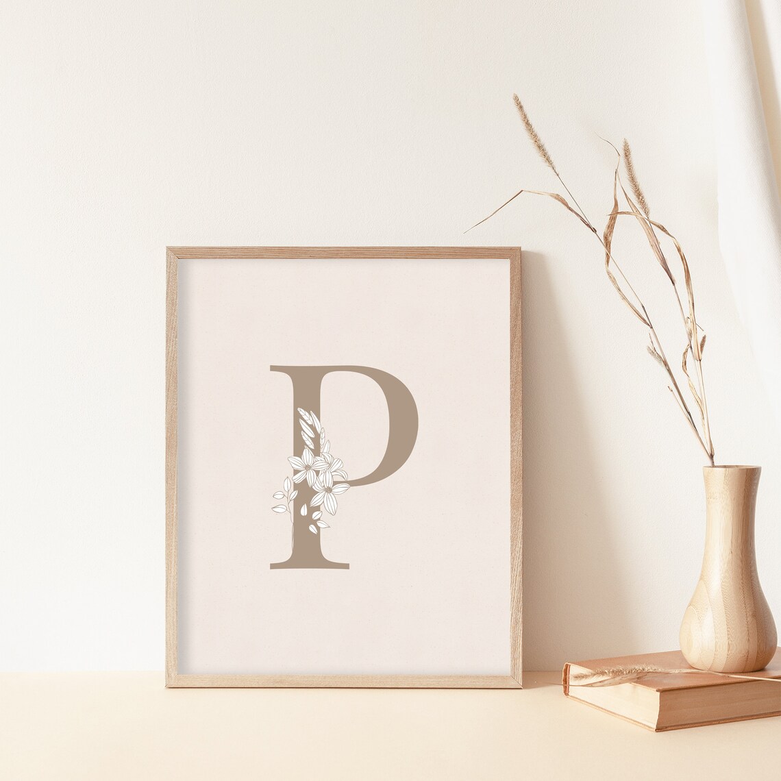 Letter P Print Letter P Poster Letter P Wall Art Letter P | Etsy