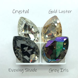 1pc 20x30mm Faceted Pear Crystal Stones / Multiple Colors! / Crystal ...