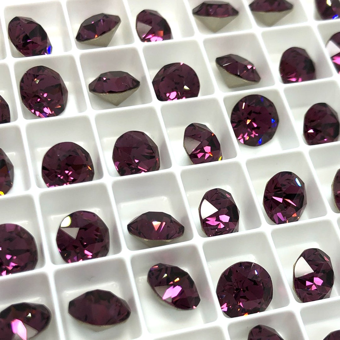 6pc SS39 Amethyst EHA Brilliance Chatons / Article # 1088 / Austrian ...