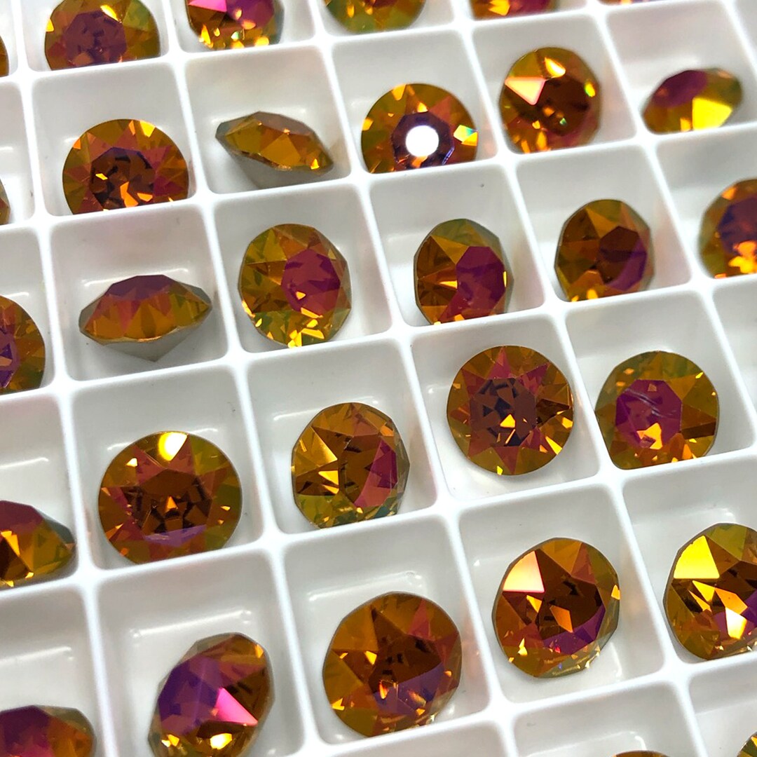 6pc SS39 Crystal Mahogany EHA Brilliance Chatons / Article # 1088 ...