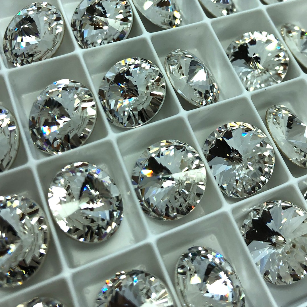 4pc 14mm Crystal Brilliance Rivolis / Article # 1122 / Austrian Crystal ...