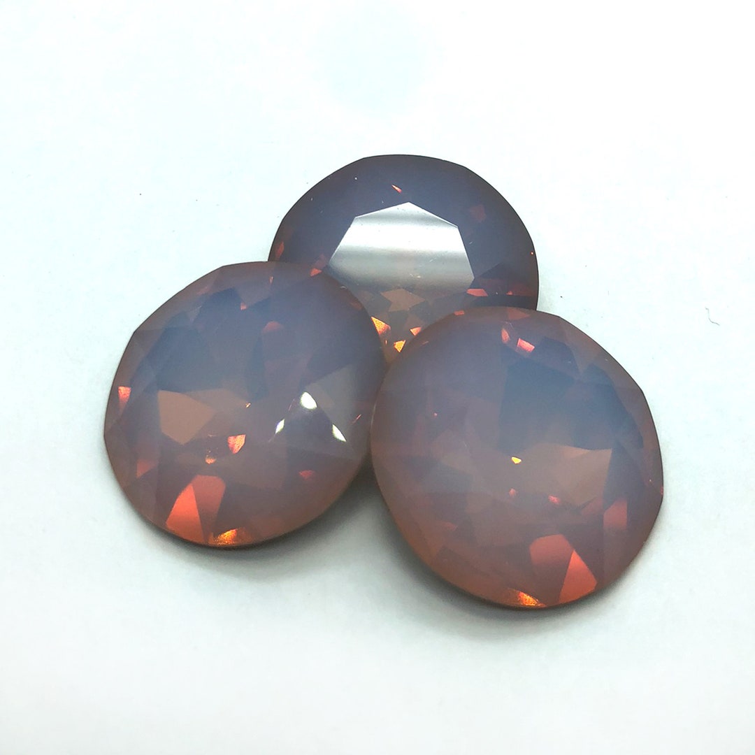 1 Pc 27mm White Opal Rosaline Dk Swarovski Fancy Stone / Article # 1201 ...