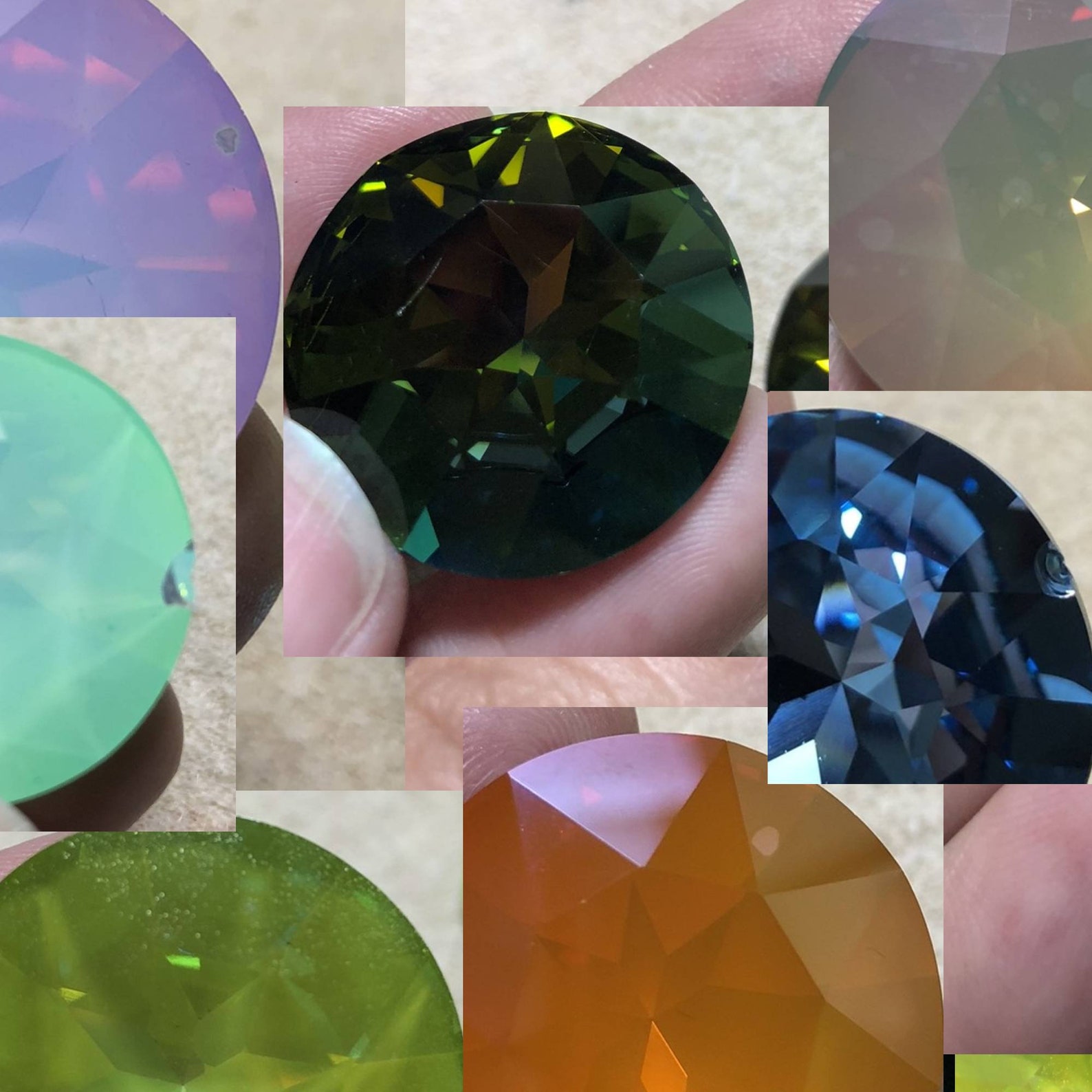 1 Pc 27mm IMPERFECT Austrian Crystal / Swarovski Mystery Stones ...