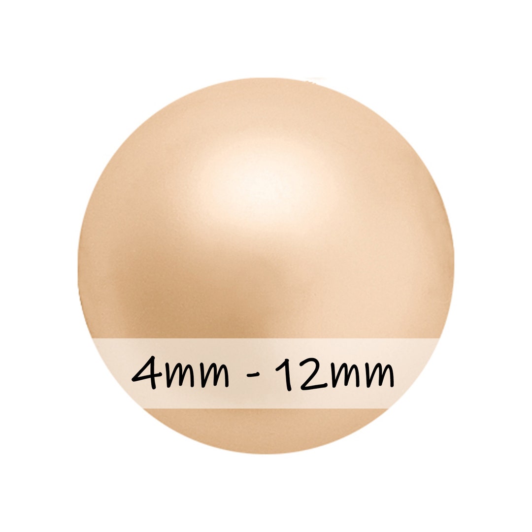 GOLD Preciosa Crystal Pearls | Alternative to Swarovski | Maxima Pearl ...