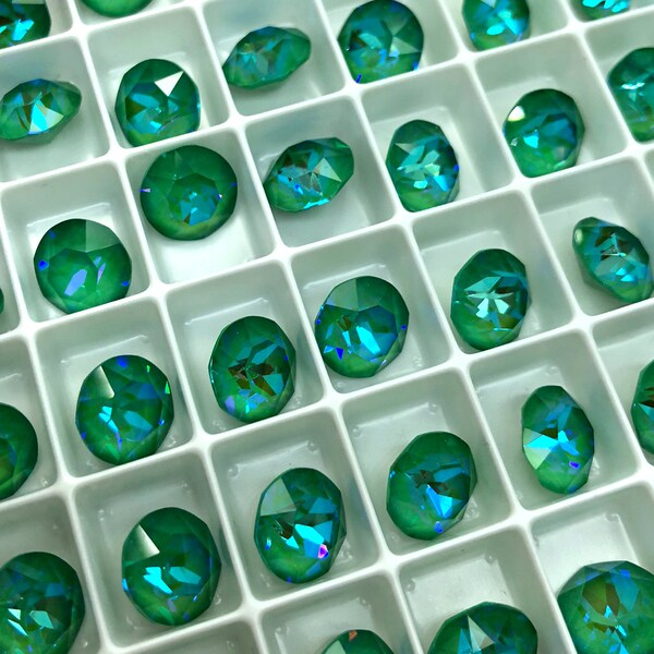 Blue Green Crystal - Etsy