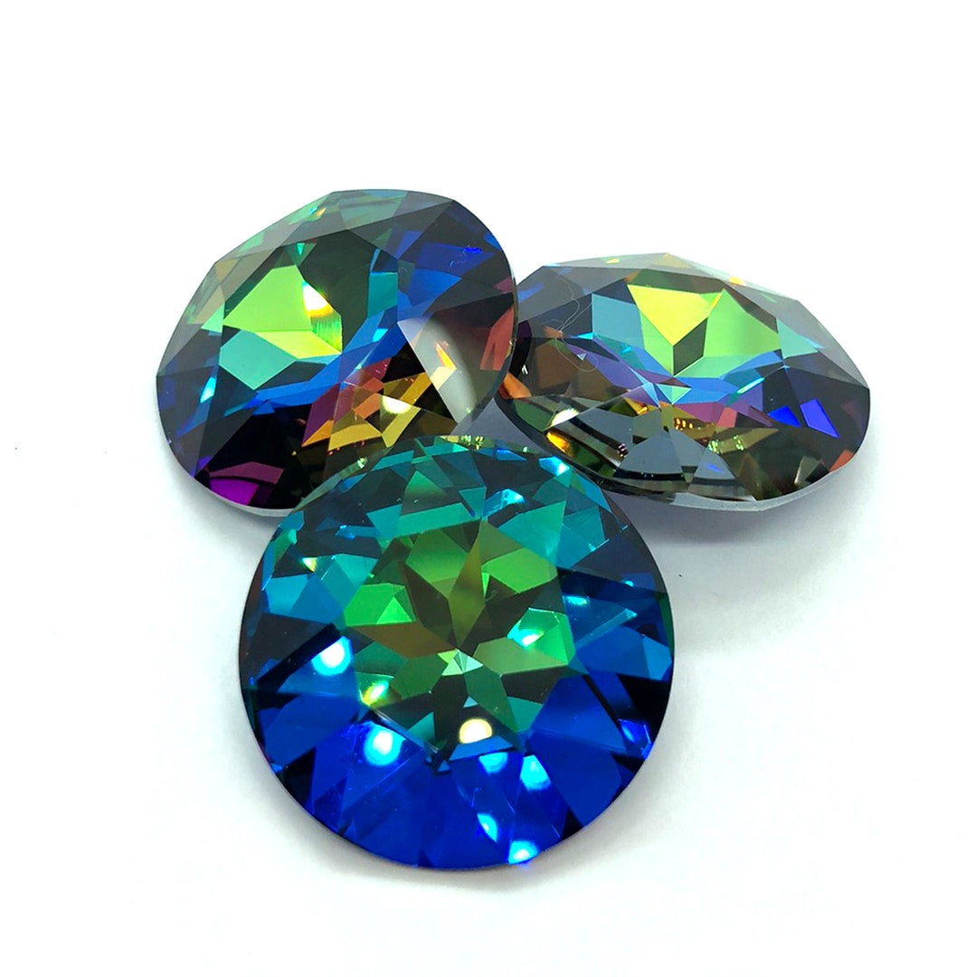 1 Pc 27mm Crystal Green Sphinx EHA Brilliance Fancy Stone / Article ...