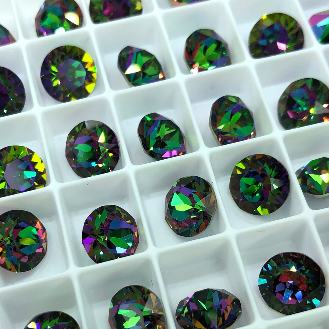 6pc SS39 Crystal Vitrail Medium EHA Brilliance Chatons / Article 1088 ...
