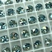 6pc SS39 Swarovski Chatons / Jonquil Glacier Blue / Article 1088 ...