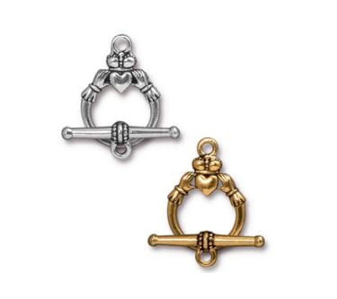 Tierracast claddagh Toggle Sets / 2 Colors to - Etsy