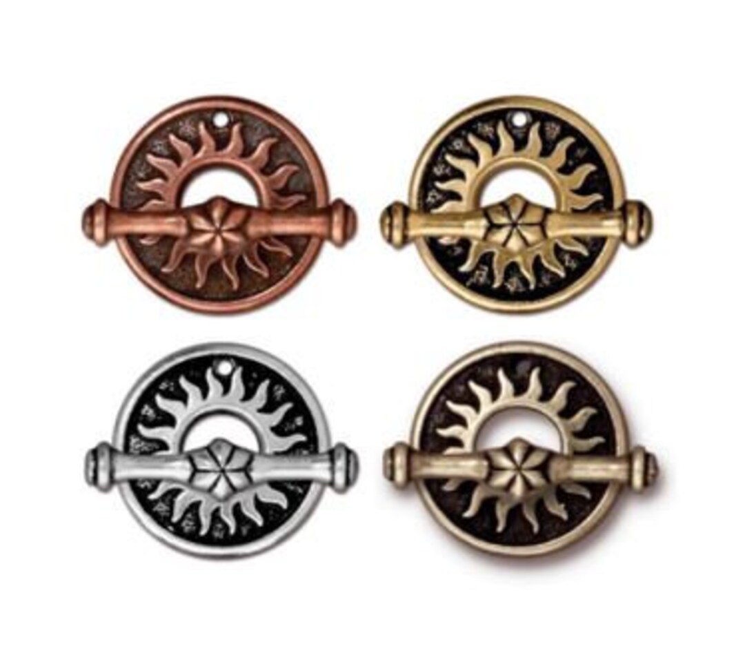 1 Set Tierracast "del Sol" Toggle Clasp / 4 Colors to Choose From ...