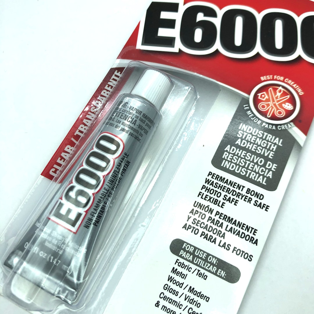 1 Tube E6000 Glue / 0.5 Fluid Oz. / Great for Multi-purpose Gluing ...