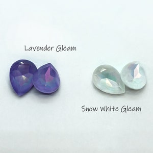 Faceted Crystals Pears / 2 SIZES! 18x13 & 14x10 / Gleam Coating ...