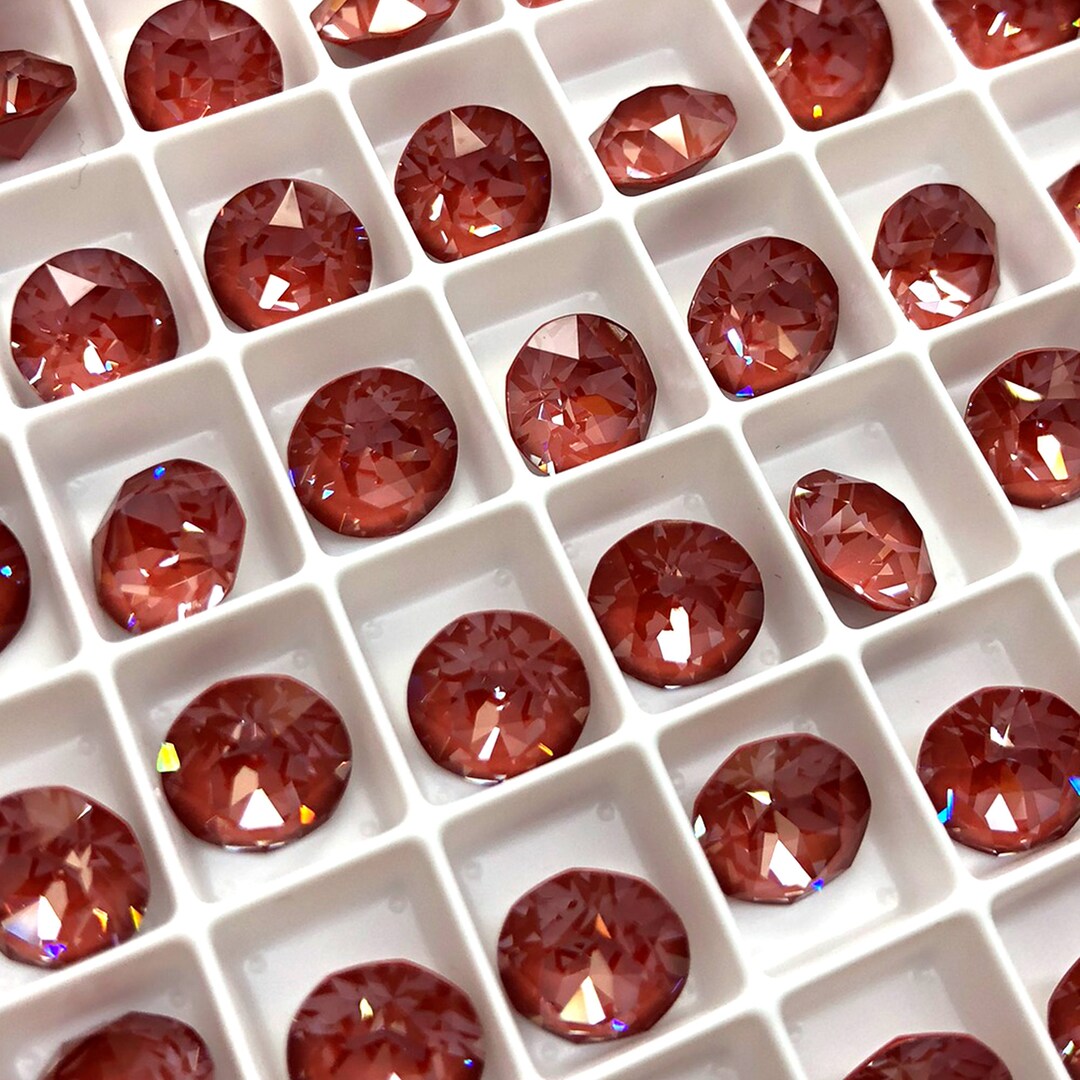 6pc SS39 Crystal Maroon Ignite EHA Brilliance Chatons / Article # 1088 ...