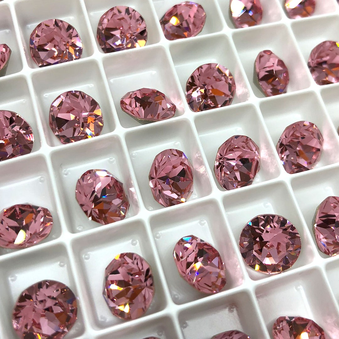 6pc SS39 Light Rose EHA Brilliance Chatons / Article # 1088 / Austrian ...