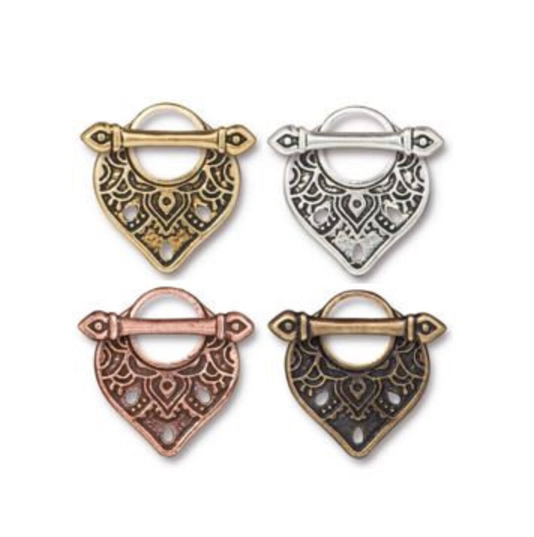 1 Set Tierracast "temple" Toggle Clasp / 4 Colors to Choose From ...