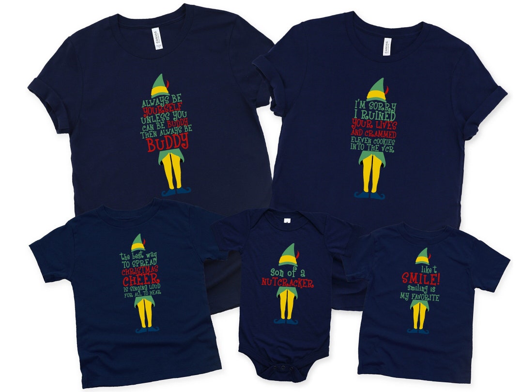 Buddy the Elf Shirts,elf Movie Quote, Cotton Headed,christmas Shirts ...