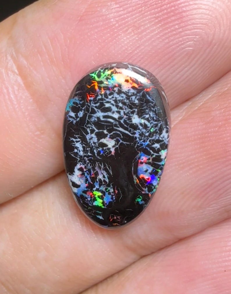 Gorgeous Rainbow Matrix Opal - Etsy Canada