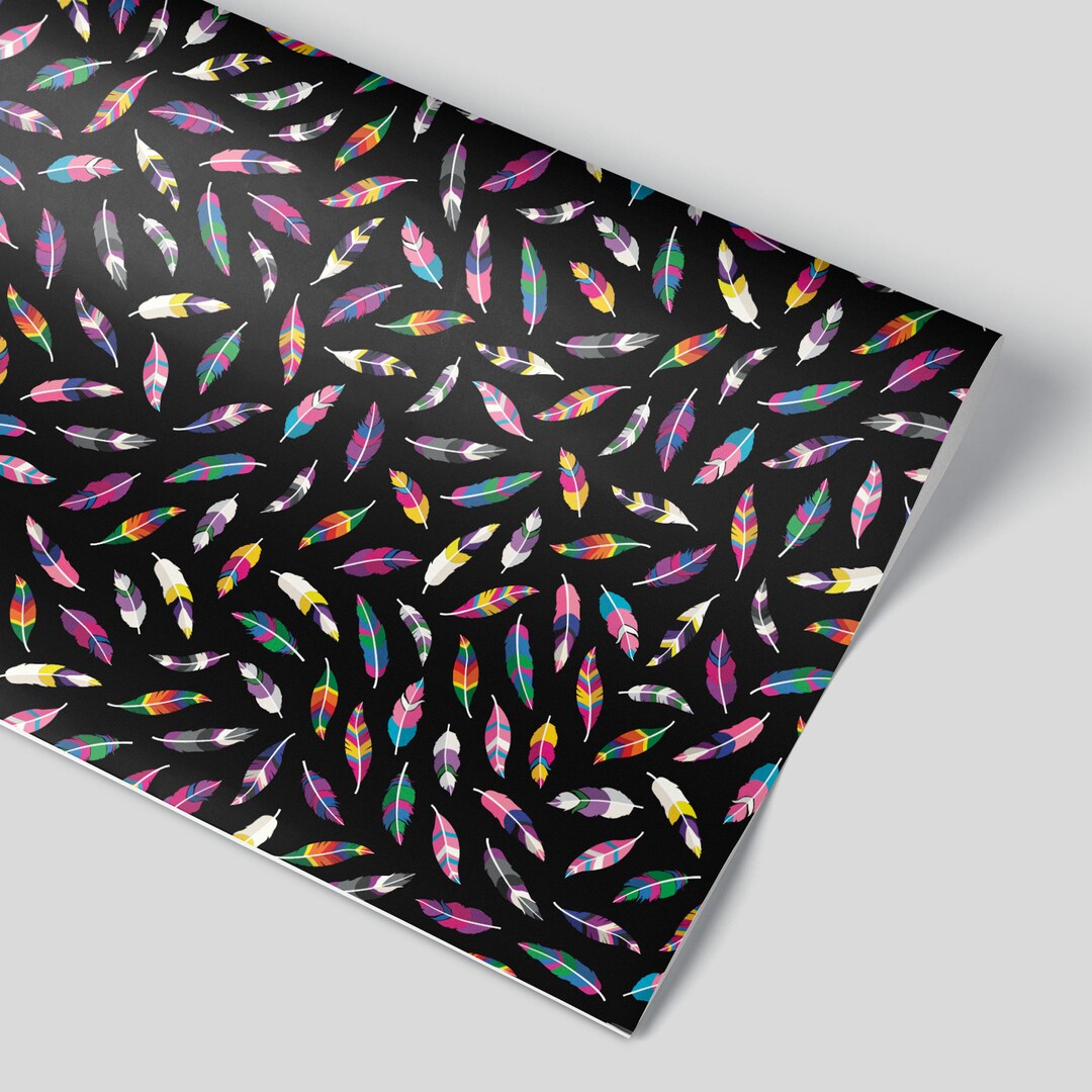 Queer Quills - BLACK - Wrapping Paper / Gift Wrap Sheet - Etsy