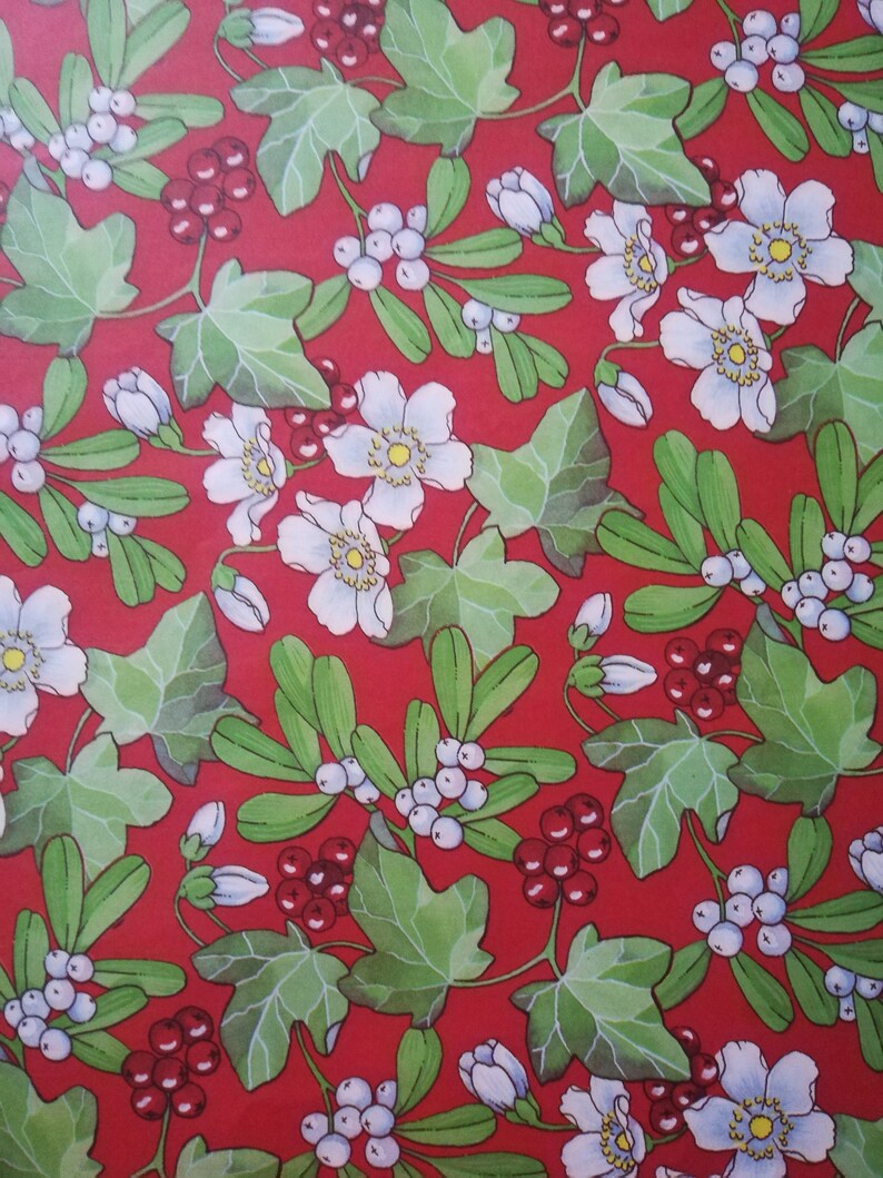 Vintage 1970s/80s Christmas Wrapping Paper Kitsch Christmas - Etsy UK