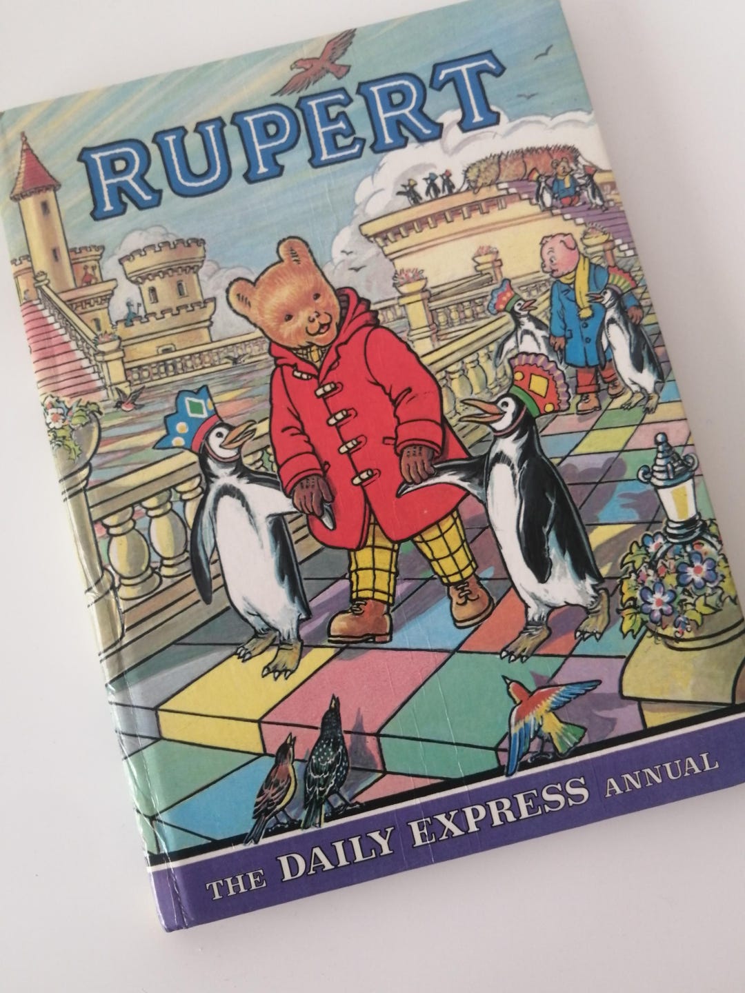 Vintage 1977 Rupert Daily Express Annual, Alex Cubie Illustration - Etsy