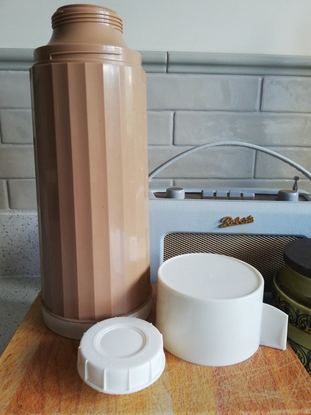 Vintage 1970s Aladdin Continental Tall Flask - 470ml/16foz Capacity ...