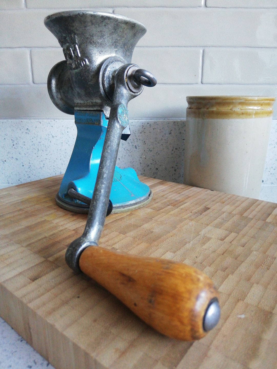 Vintage 1950s Spong 601 Meat & Vegetable Mincer, Vintage Kitchen ...