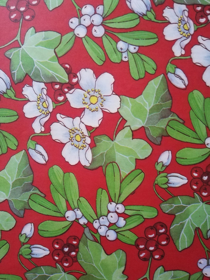 Vintage 1970s/80s Christmas Wrapping Paper Kitsch Christmas - Etsy UK