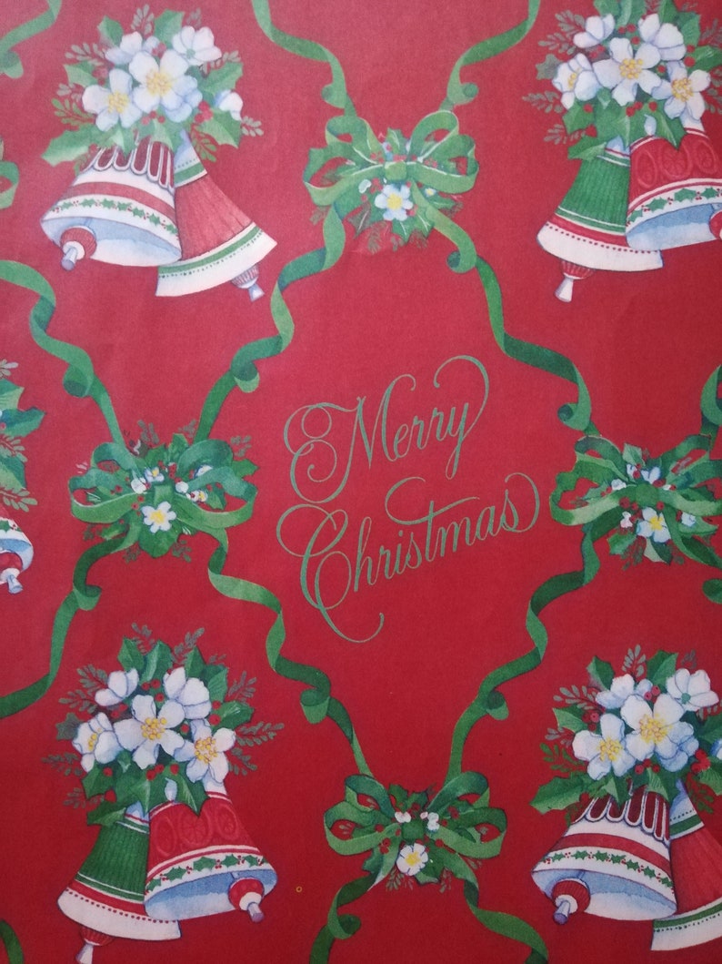 Vintage 1970s/80s Christmas Wrapping Paper Kitsch Christmas - Etsy UK