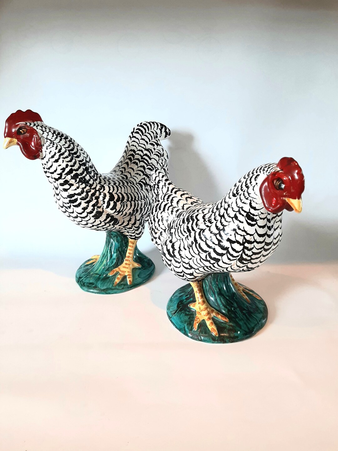 Jay Wilfred, Andrea by Sadek Pair of Roosters - Etsy