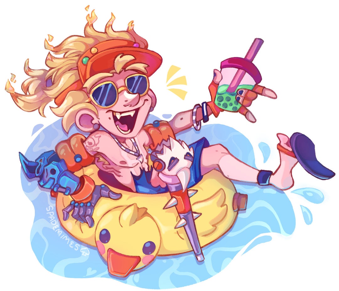 Overwatch 3in Junkrat beachrat Double Sided Holographic - Etsy Canada