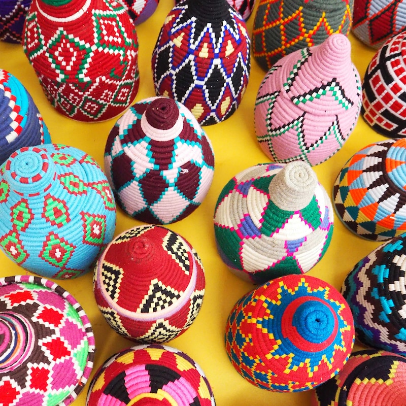 Moroccan Basket - Etsy