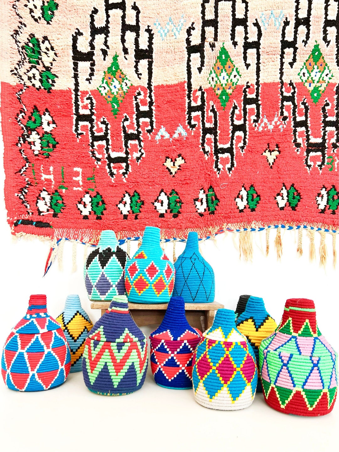 Several Models Available Berber Box / Moroccan Basket / Woven Basket - Etsy