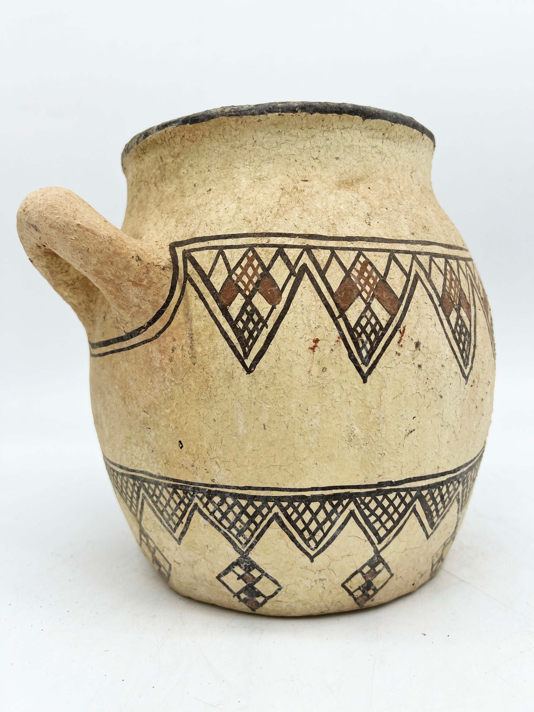 Berber Pottery From the Moroccan Rif / Vintage Decorative Moroccan ...