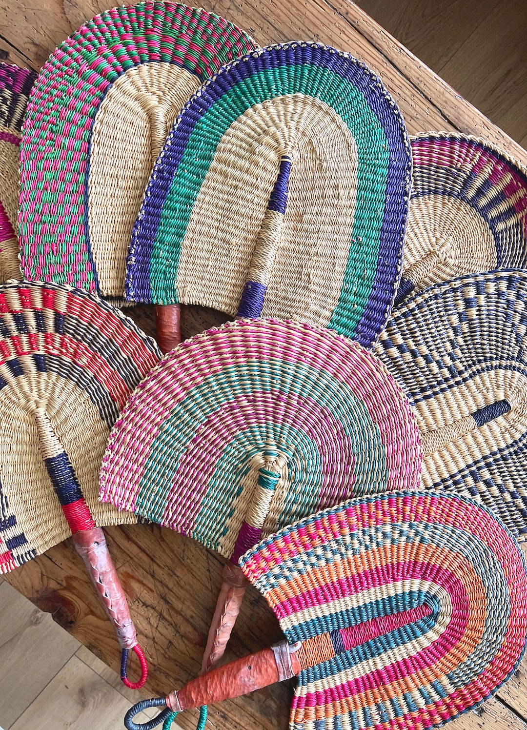 Several Models Available Bolga Fan / African Braided Fan / Decorative ...