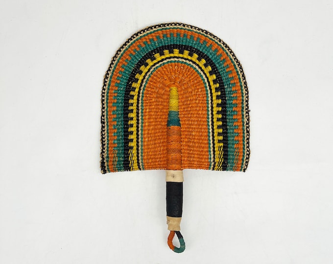 African Decorative Fan / Colorful Wall Fan / Ghana Fan - Etsy